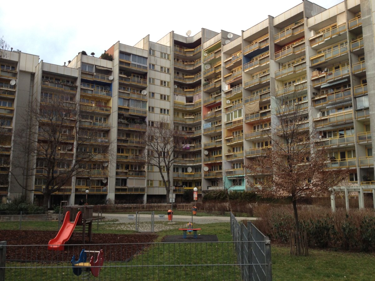 Die Knautschzone zwischen aufstrebenden Stadtvierteln